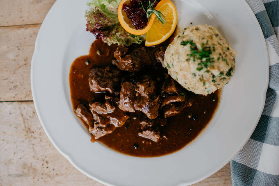 Essen im Alpengasthof Hochberg